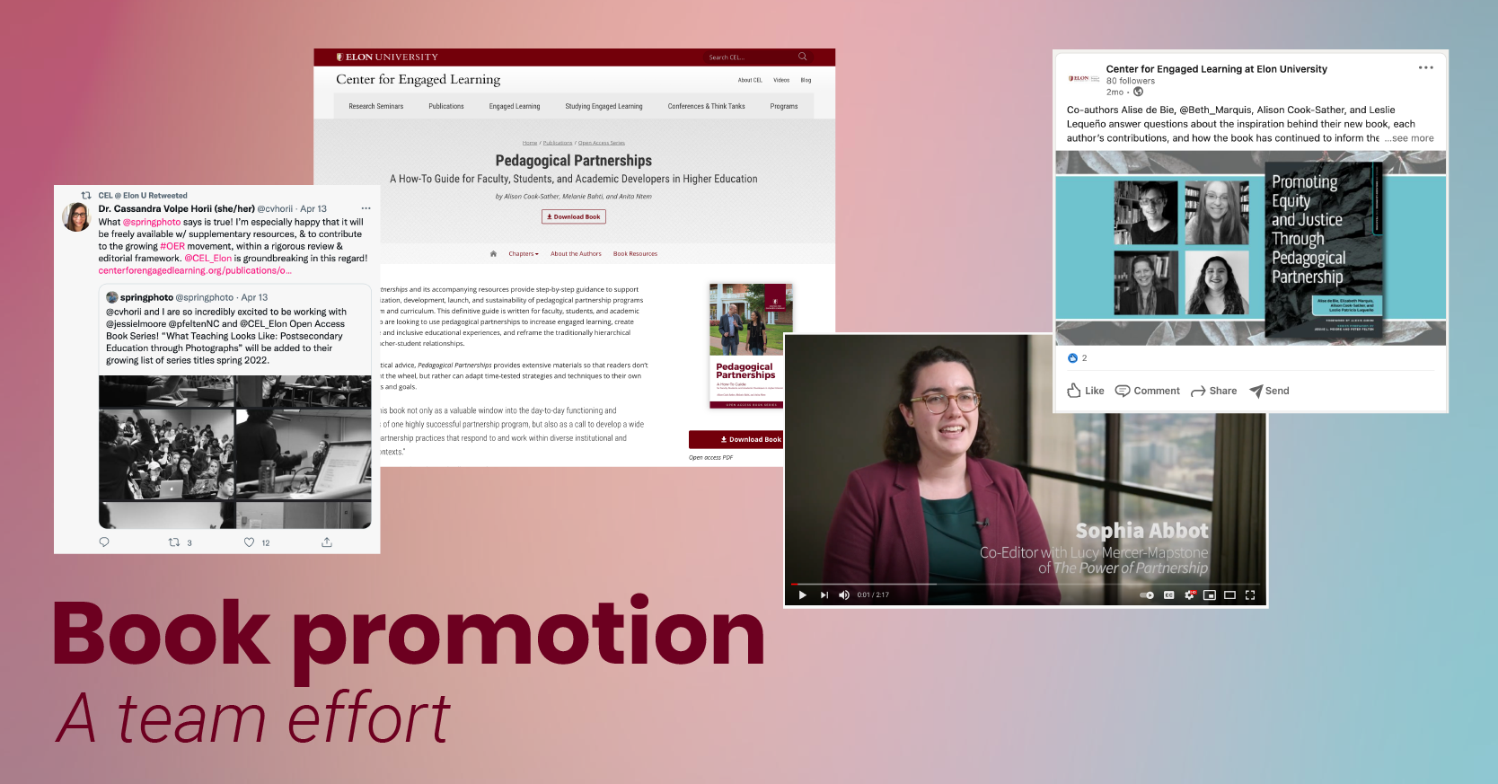 Academic Publishing: Promoting Your Book - Center for Engaged Learning