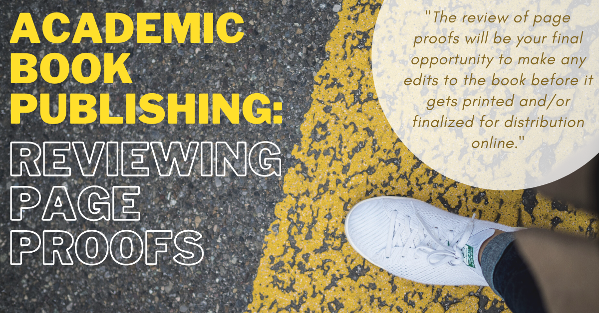 Academic Book Publishing: Reviewing Page Proofs - Center for Engaged ...