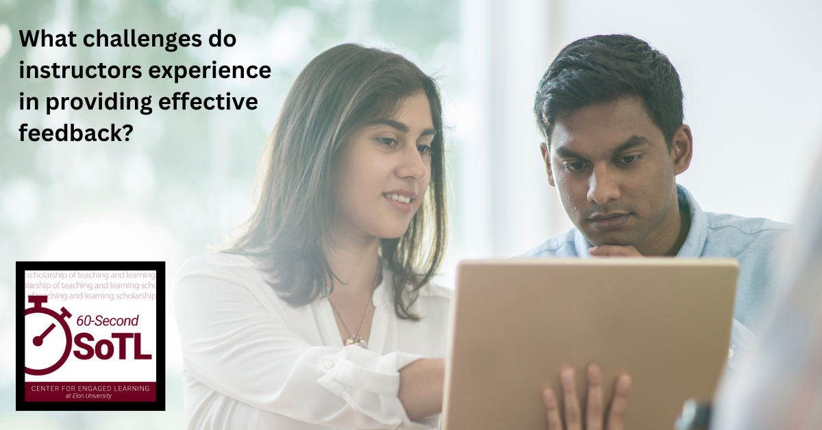 Challenges to Providing Effective Feedback - Center for Engaged Learning