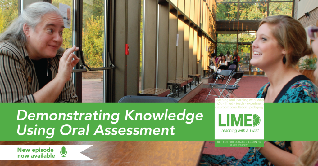 Demonstrating Knowledge Using Oral Assessments - Center for Engaged ...