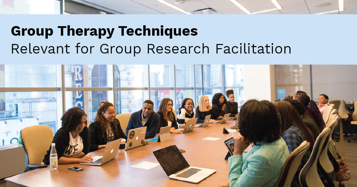 Group Therapy Techniques - Center for Engaged Learning