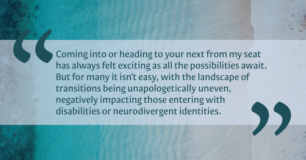 Transitions . . . Uneven and Uneasy - Center for Engaged Learning