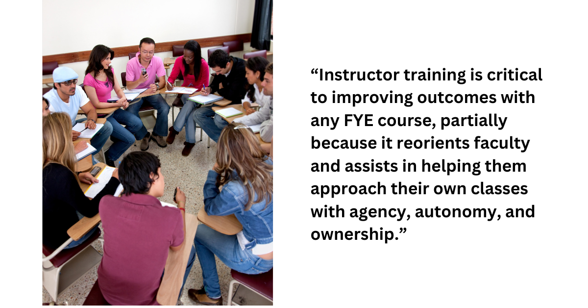 Improving Instructor Training to Reduce DFW Grades in First-Year ...