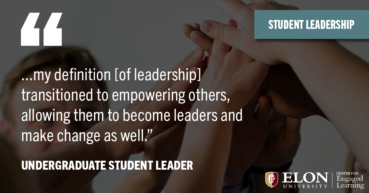 Undergraduate Student Leadership through the Eyes of a Student - Center ...